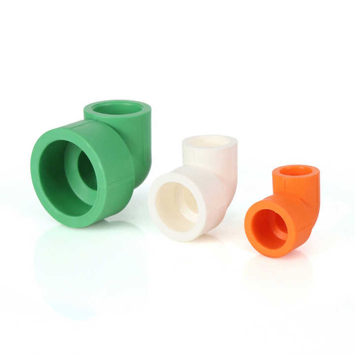 Wholesale PPR Pipe Fittings Full Plastic round Head Reducing Elbow ...