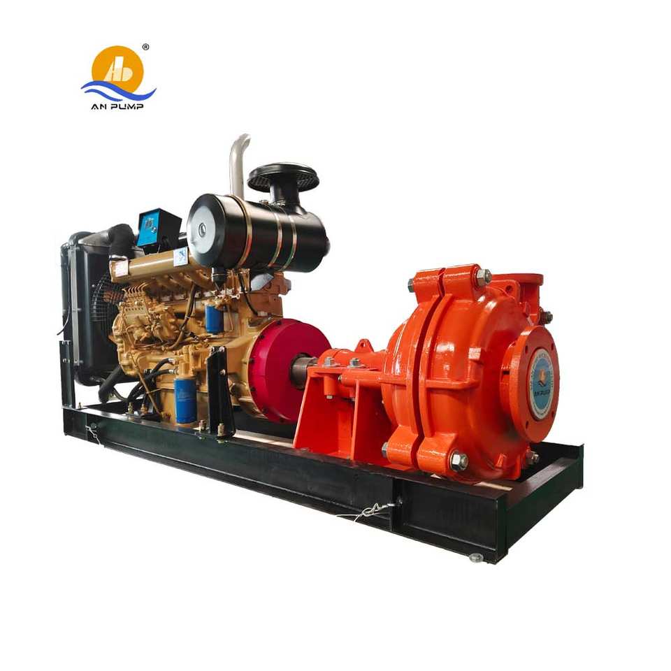 Sand Slag Slurry Centrifugal Water Pump 4 Inch Diesel
