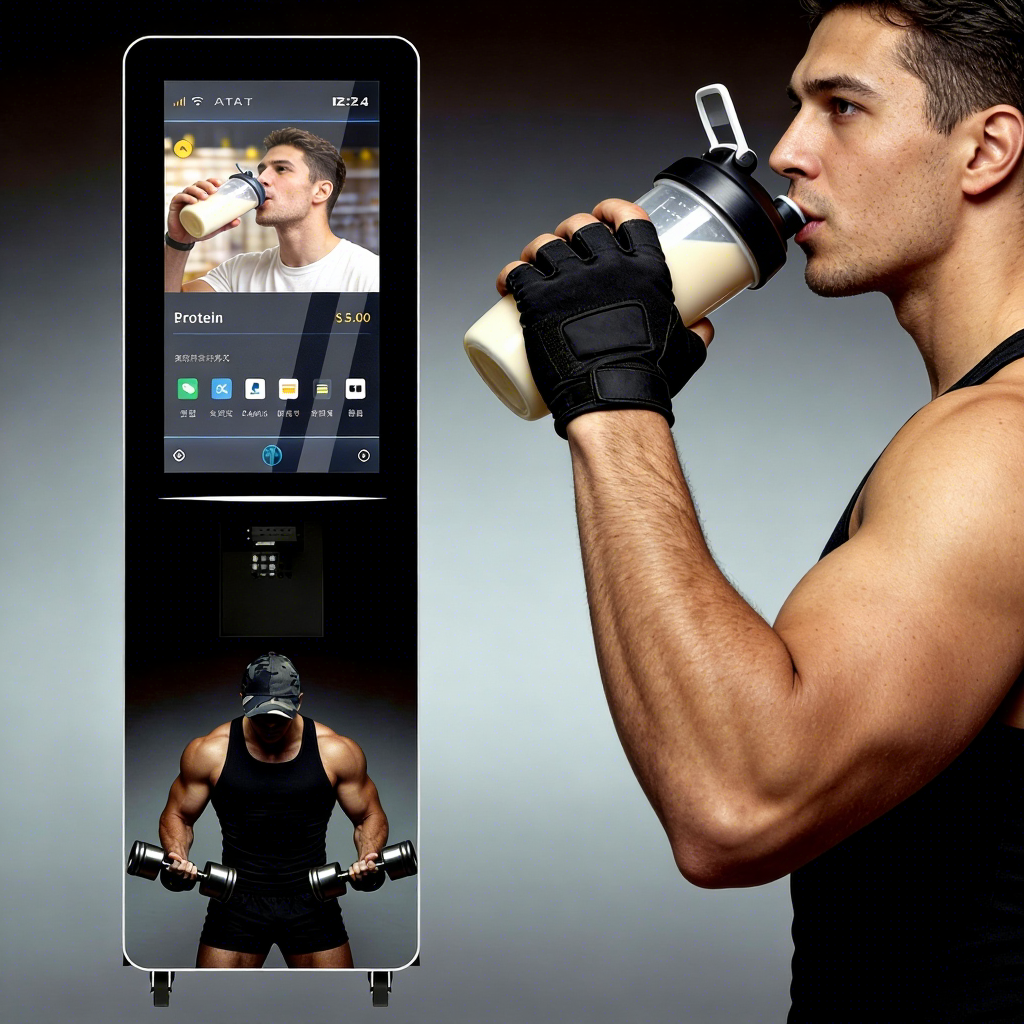 Protein Vending Machine - 24 Hour Gym Shake Dispenser