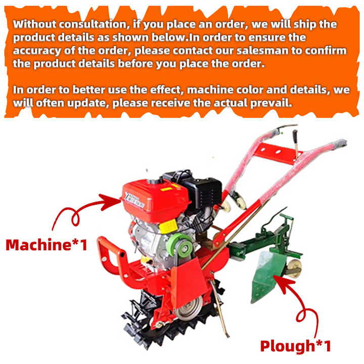 8HP Four-Wheel Drive Double-Chain Track Micro-tiller