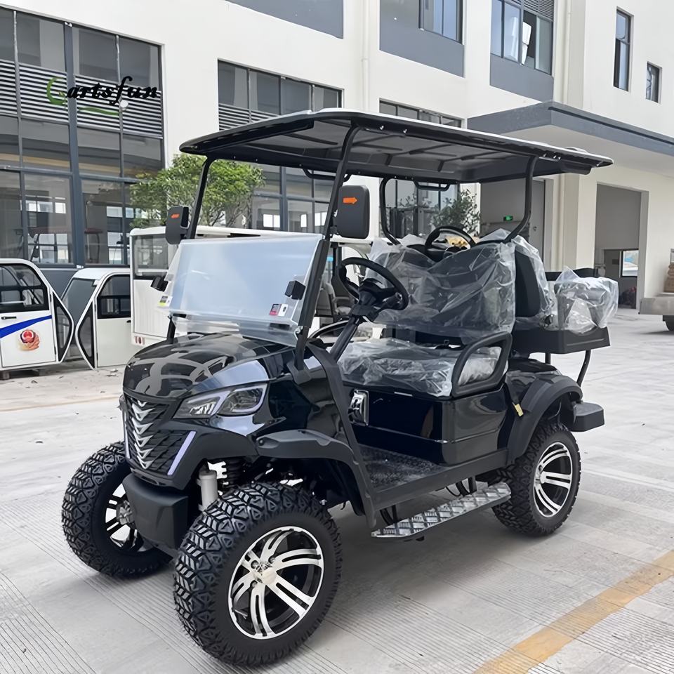 Gas Powered Golf Cart CE Certification 72V 5kw Battery Powered Solid ...