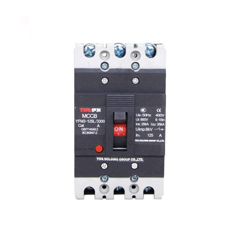 Copper 100A 3-Pole Wireless Mccb Circuit Breaker Industrial Power Rail ...