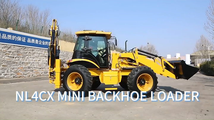 3 Ton Backhoe Excavator Loader 4x4 Wheel NL4CX 388H