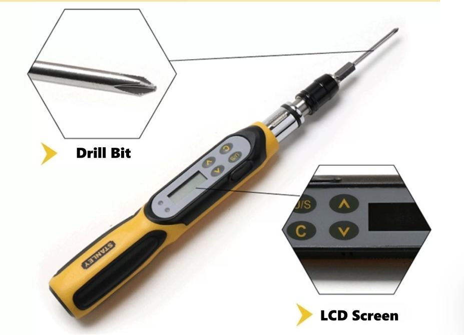STNY High Precision Digital Torque Screwdriver DS-200 10-200cN.m ...