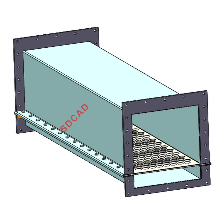 SDCAD Cement Silo Air Slide Conveyor - Carbon Steel Inclined