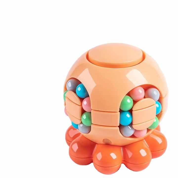 Spinning Magic Bean Octopus Rotating Decompression Fidget Cubes Toys ...