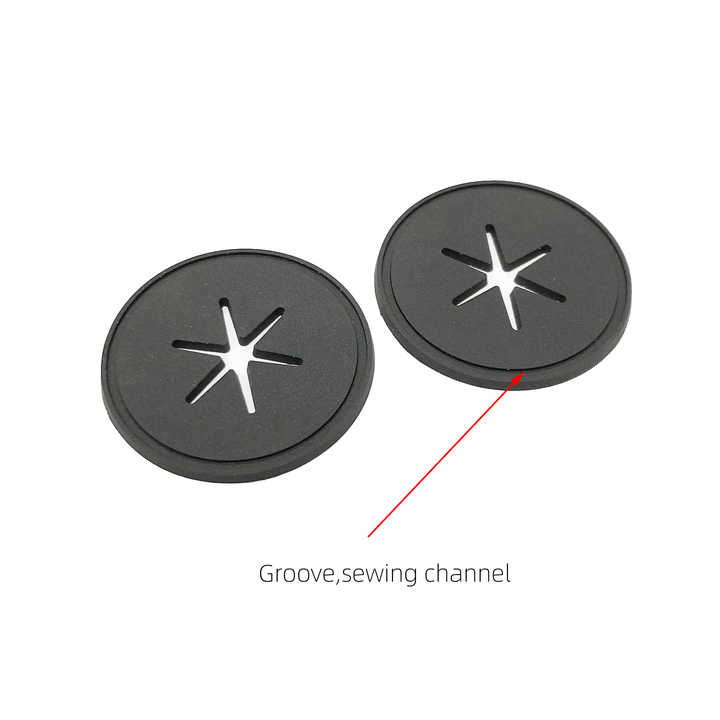 In Stock Factory 1.38 Inch Earphone Port PVC Rubber Patch