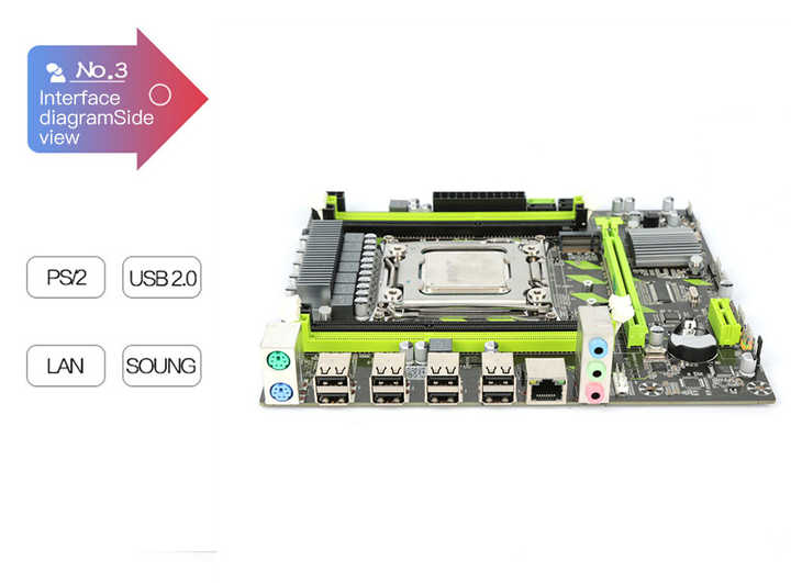 X79 Motherboard with XEON E5 2689 CPU - 64 GB RAM Gaming PC