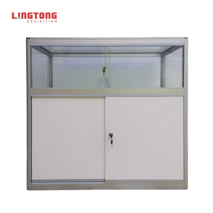 Modern Furniture Exhibition Booth Aluminium Profile Glass Display ...
