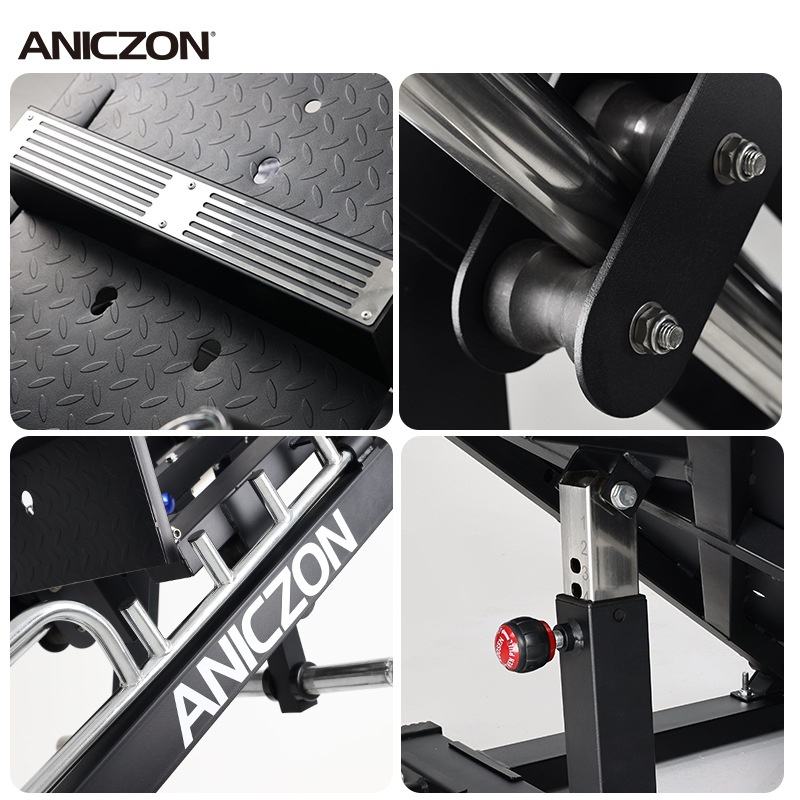 Incline Leg Press and Squat Machine with Steel for Thigh/Core Strength ...