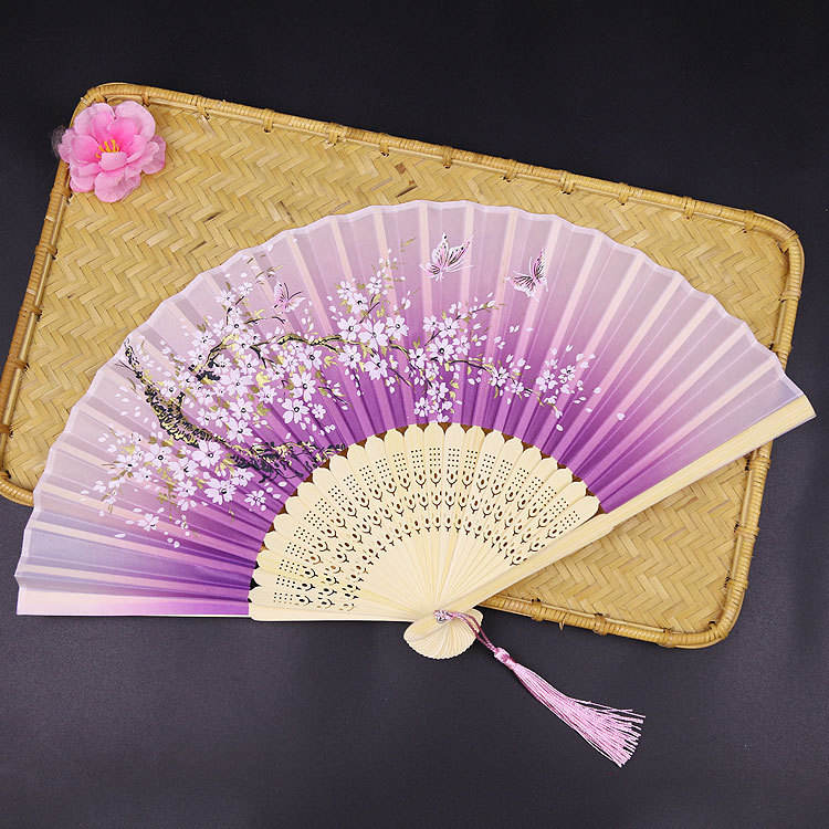 Fatingna Eco-Friendly Bamboo Folding Fans Chinese Japanese Style ...
