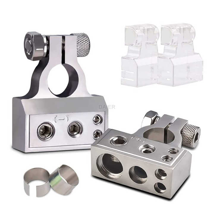 Positive Negative Battery Terminal Connector Car Audio Distribution ...