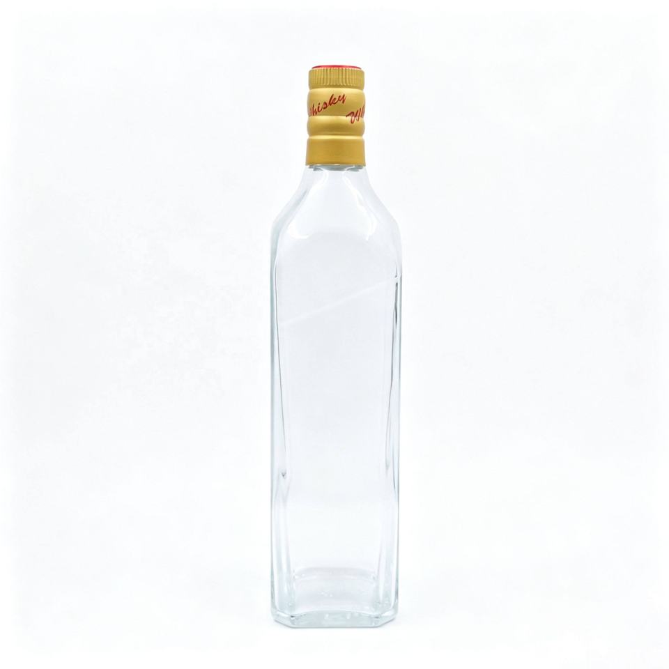 Packaging Design 750ml clear Glass Wine Bottle 750ml Brandy Whisky ...