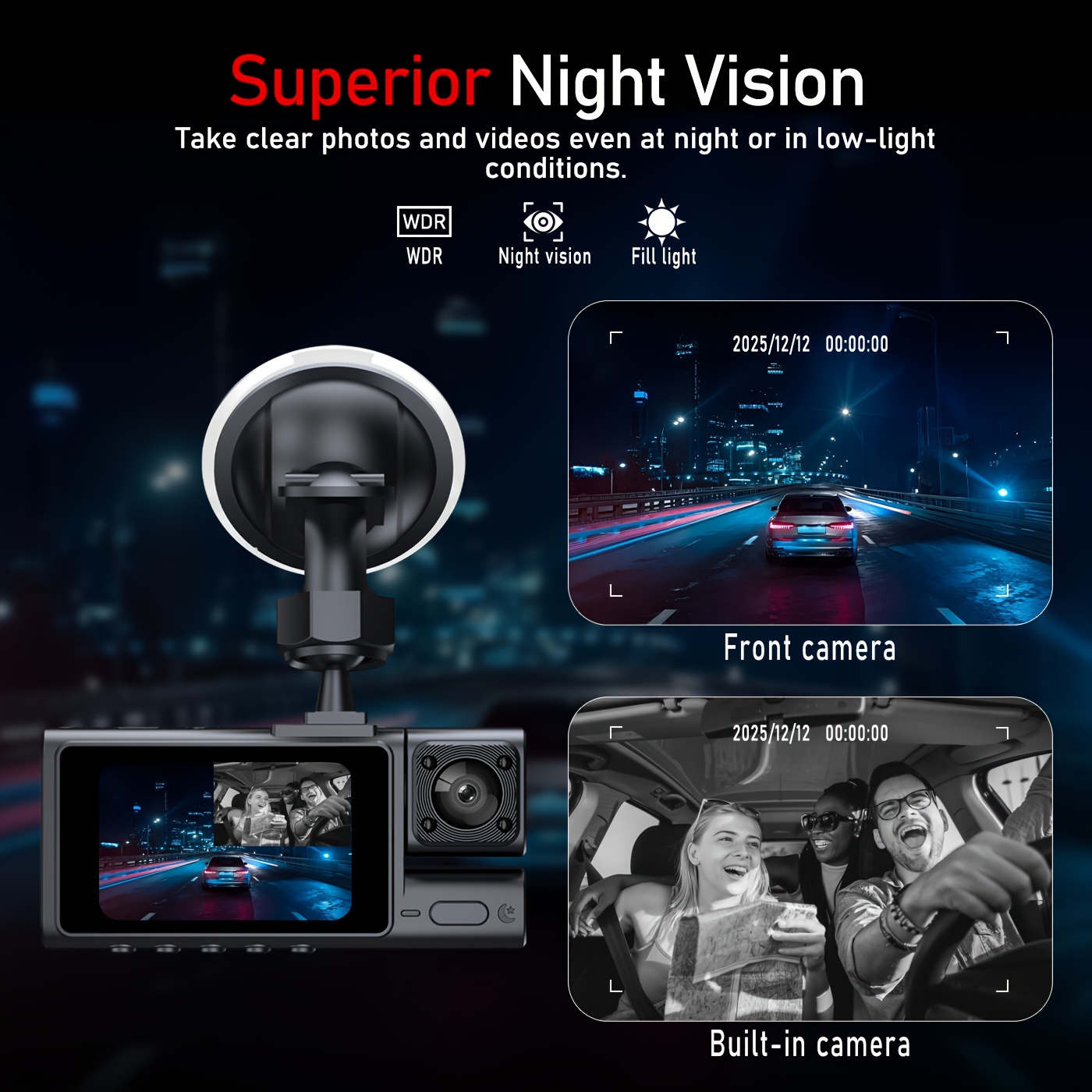 360 Camera with Screen - 4K Resolution & Touch Display