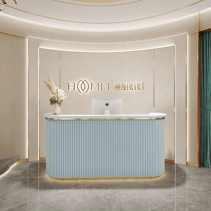 High Quality Reception Desk Optical Front Desk Reception Counter ...