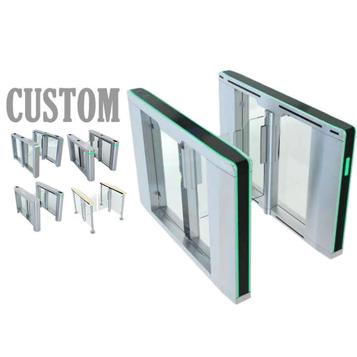 Anti Pinch Access Control System Gym Turnstile Swing Speed Barrier ...