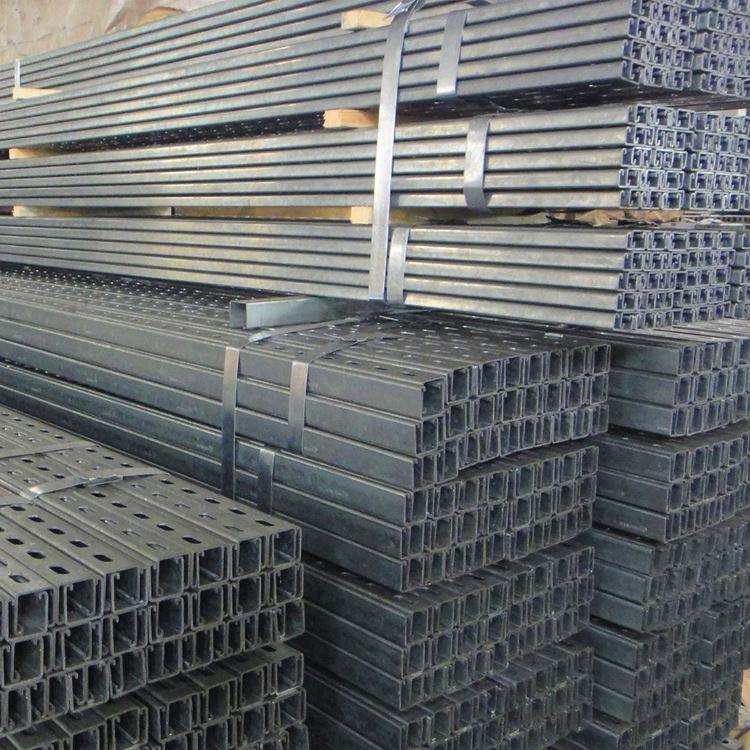 Galvanized Steel Unistrut C Channel Electrical with Hole 28x14mm OEM ...