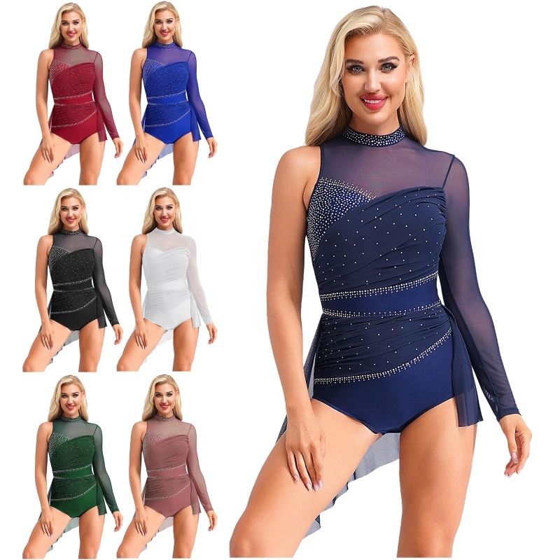 Navy Blue Dance Costumes - 2025 New Design Outfits