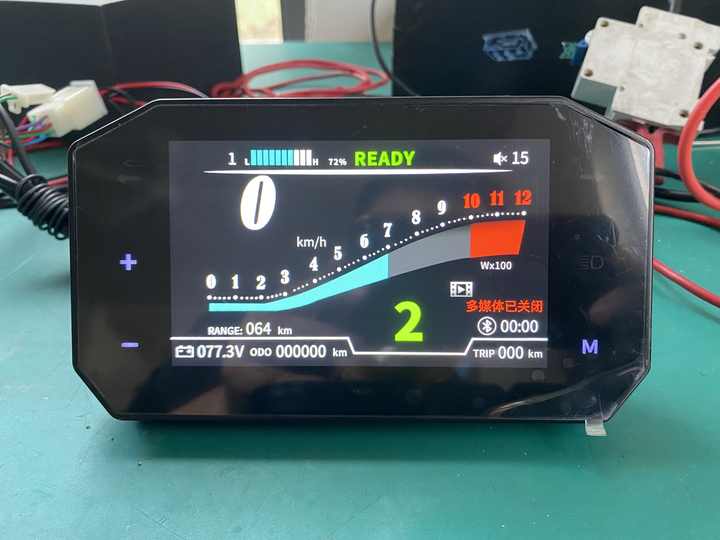 TFT Speedometer Dashboard Display 48V 60V 72V 96V 108V With ONE-LIN and ...