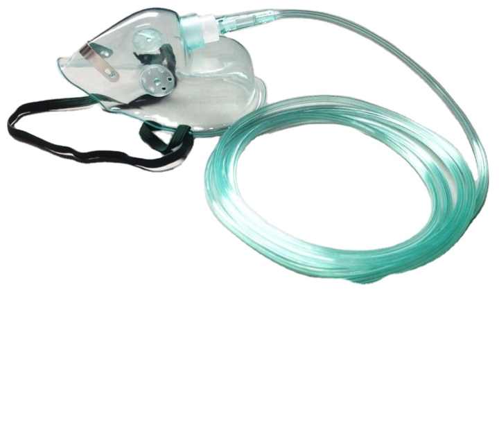 Medical Cheap PVC Oxygen Mask Nasal Pressure Oxyen Mask with Tube ...