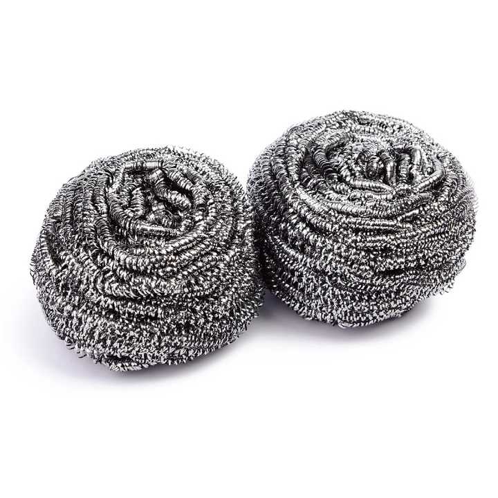 Stainless Steel Wool Scrubber - Efficient Kitchen Cleaning