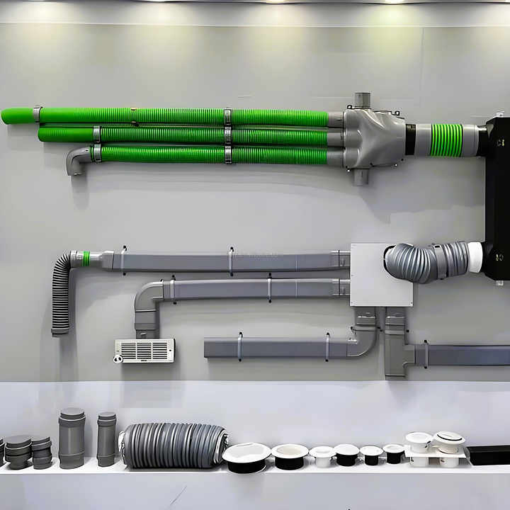 Noise-reducing Silent Fresh-air PE Duct, Compatible with Five-constant ...