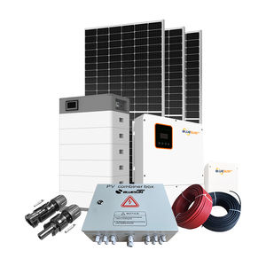 Complete 8KW 10Kw 12KW 15Kw Solar Panels and battery 8000 W hybrid ...