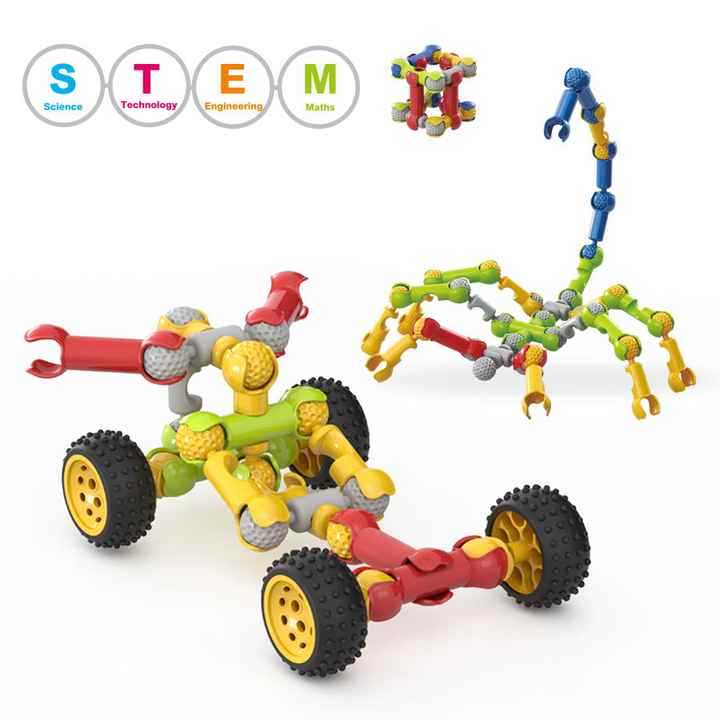Space Build Block - Interlocking Toy for Kids' Creativity