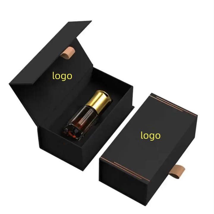 Luxury Custom Wood Paper Packaging for 3ml to 12ml Oud Oil