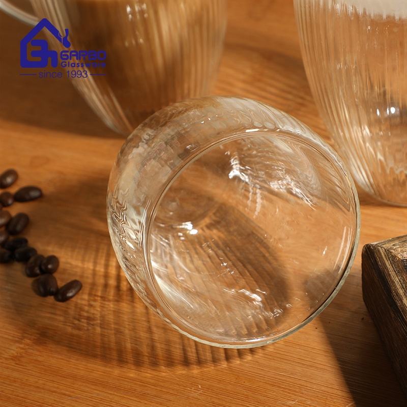 Wholesale Double Wall Drinking Glass Cup Ins Style Clear Expresso ...