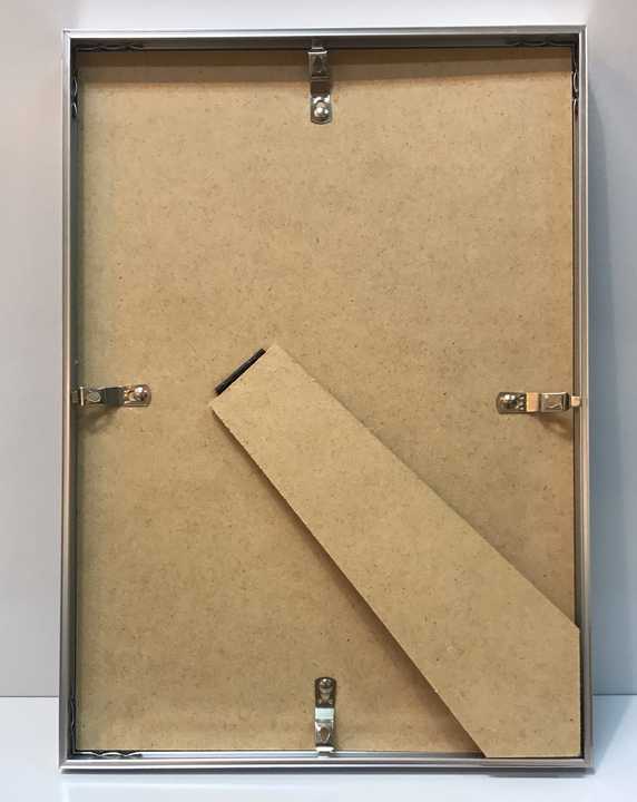 Silver Metal Photo Frame - Perfect for Certificates & Diplomas