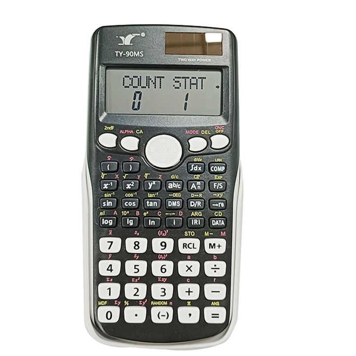 90MS Two Lines Display Calculator 16 Digits Scientific Calculator ...
