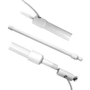 Carbon Steel / Aluminium Adjustable Suspension Rod Lamp Pole Support ...