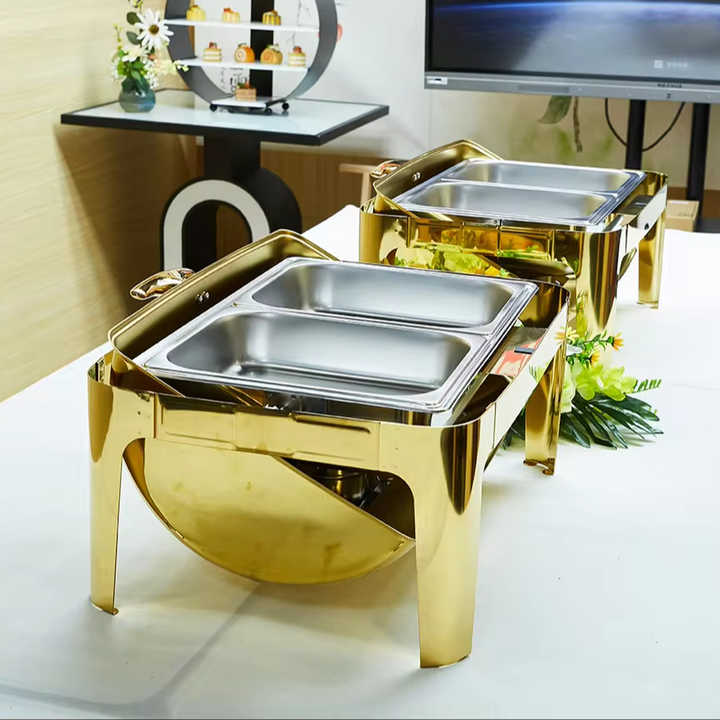 Hotel Restaurant Food Warmer Buffet Chaffing Dish SS Luxury