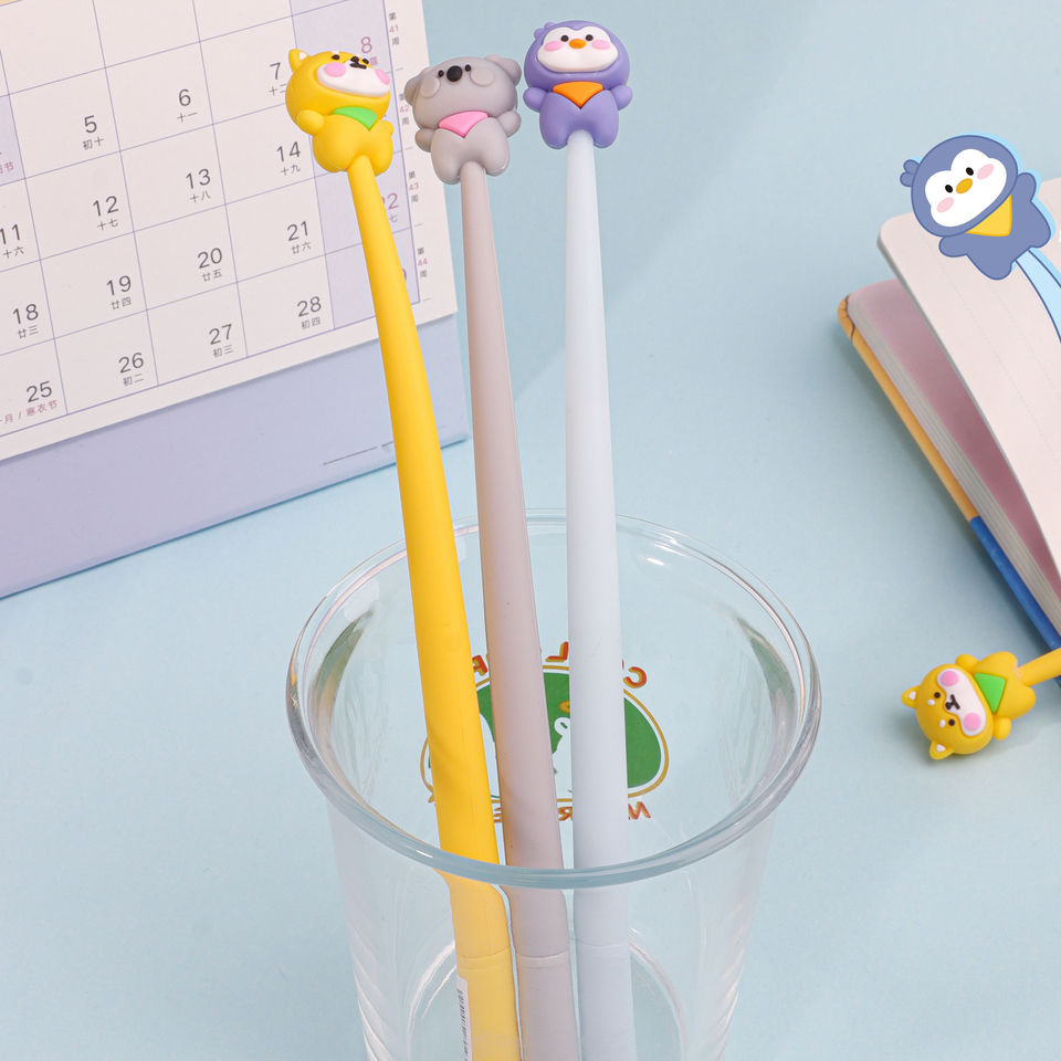 KUKI Cute Design Gel Refill Pen - Kawaii 0.5mm Ink for School & Office ...