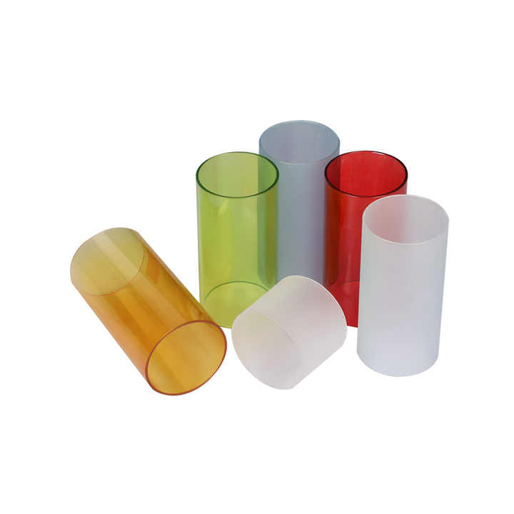 Custom high borosilicate colored tube transparent heater glass tube ...