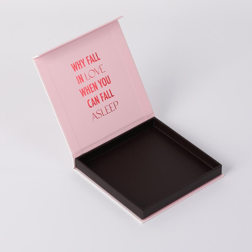 Luxury Custom Logo Book Style Flip Box Magnetic Closure Rigid Paper ...