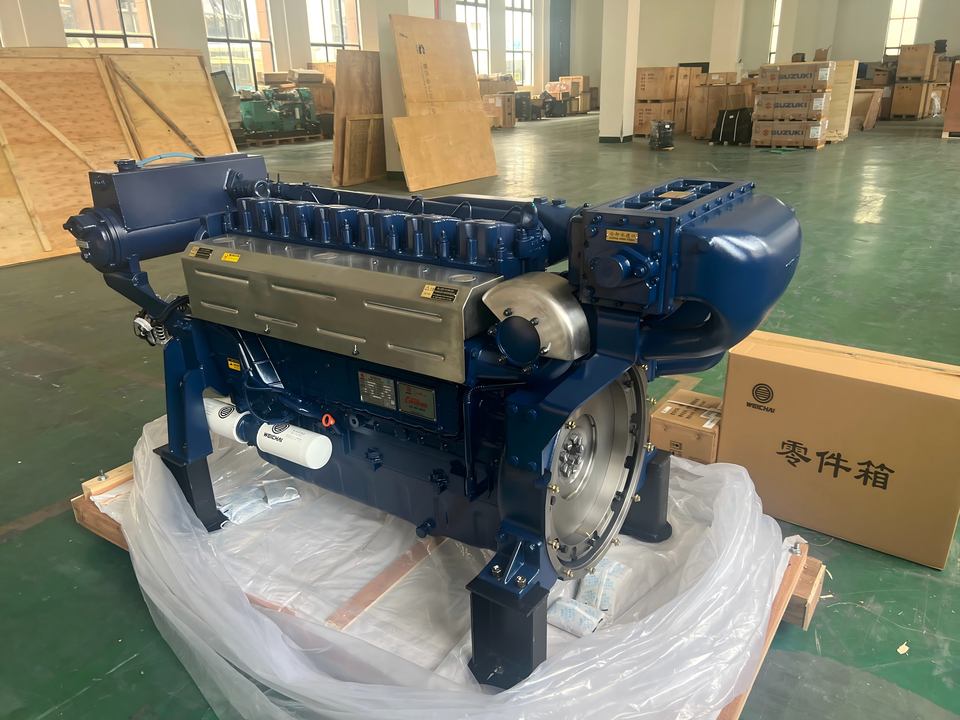 Brand New 4 Stroke 6 Cylinders in Line Weichai 125kw/1500rpm Water ...