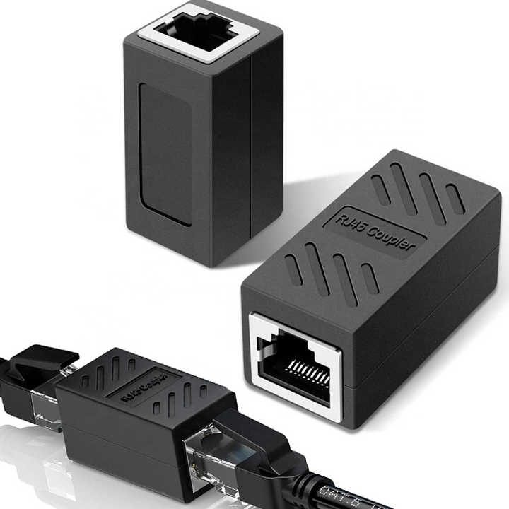 Ethernet Network Adapter - Cat 5e Cat6 Cat7 RJ45 Coupler