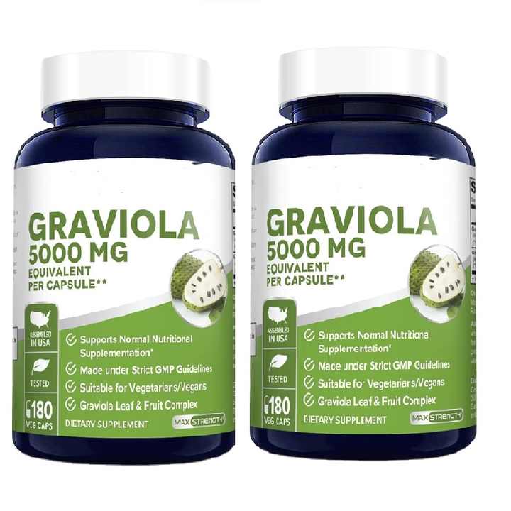Organic Graviola Leaf Extract Soursop Gummies Capsule