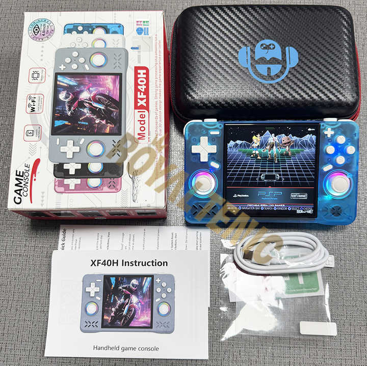 XF40H 4.0'' WIFI Retro Hand Held Game Console - 3D 4K 2025
