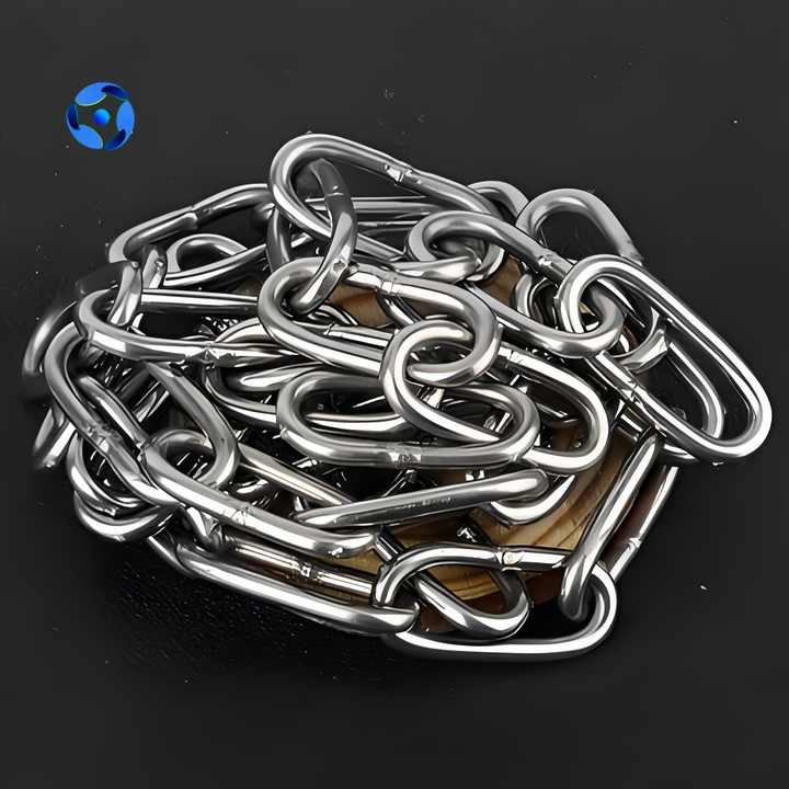 Heavy-Duty Metal Balustrades Welded Chain Link Galvanized Shortlevel ...