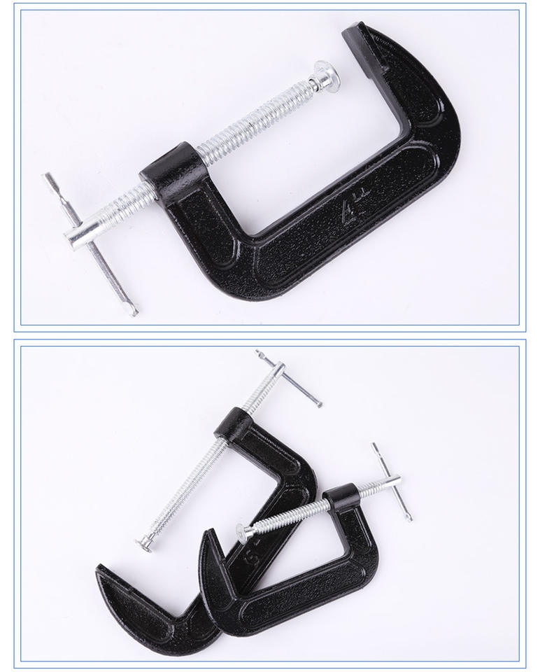 Woodworking Clamp, G-Clamp, G-Type Clamp (2/14 Inches), Quick-Release C ...