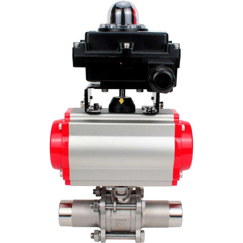 Stainless steel AISI 304 Ball Valve DNOVA BV3131P(3pc)-FP-W-ISO-H LONG ...