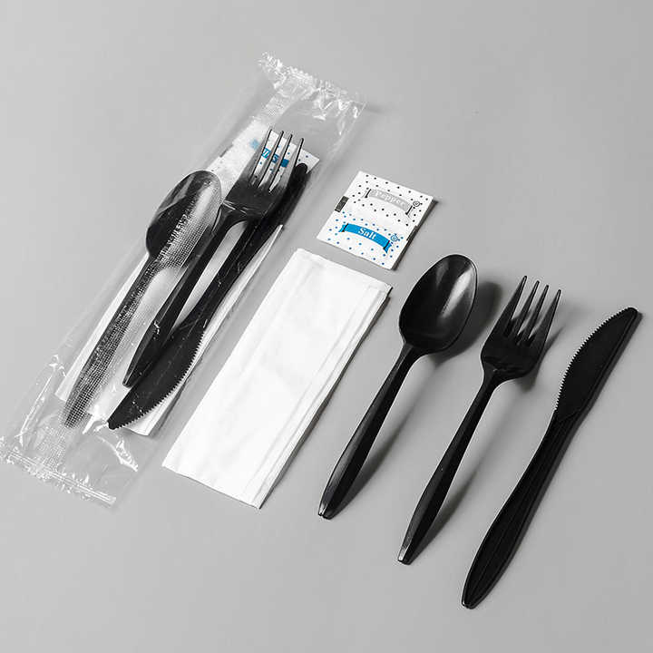 Disposable Restaurant Cutlery Set Premium Plastic Tableware for Food ...