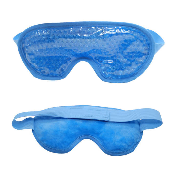 Hot Cold Therapy Sleep Mask for Headache Gel Beads Ice Eye Mask Silk ...