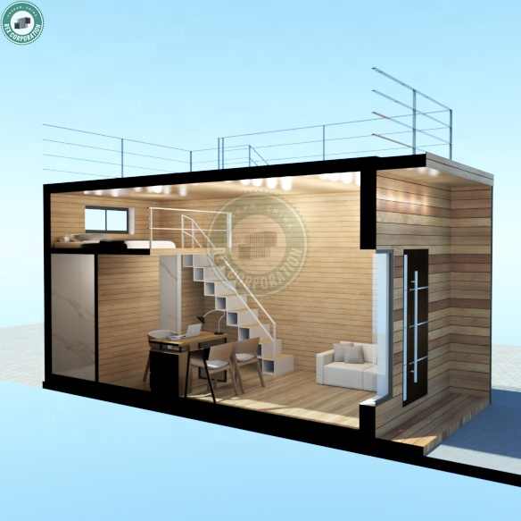 Detachable Container Cabins - Versatile Tiny Homes