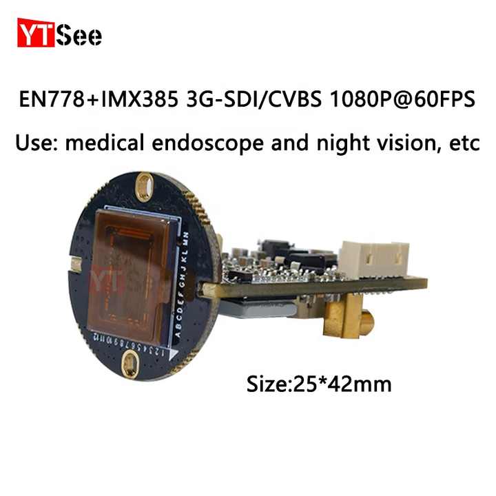 Screen AWB/FREEZE EN778+IMX385 Camera Module for Medical Endoscopes