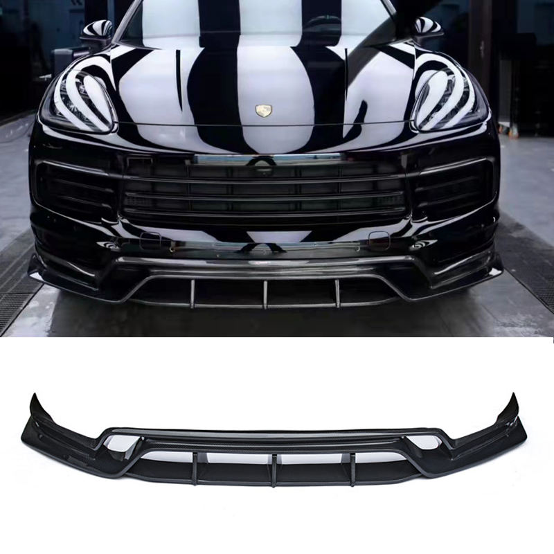 Cayenne CMST Style Carbon Fiber Front Lip Kit for Porsche