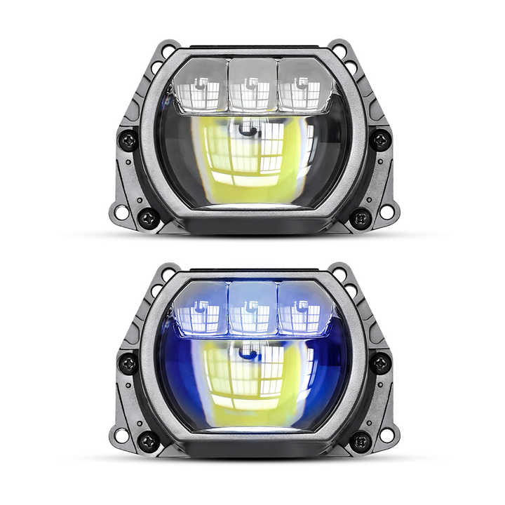 New Car 90W 38000LM Bi LED Projector Lens High Bright 3.0 Inch Car ...